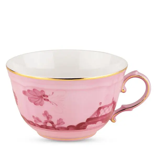 GINORI 1735 Oriente Italiano Pink Teacup - Dark Pink