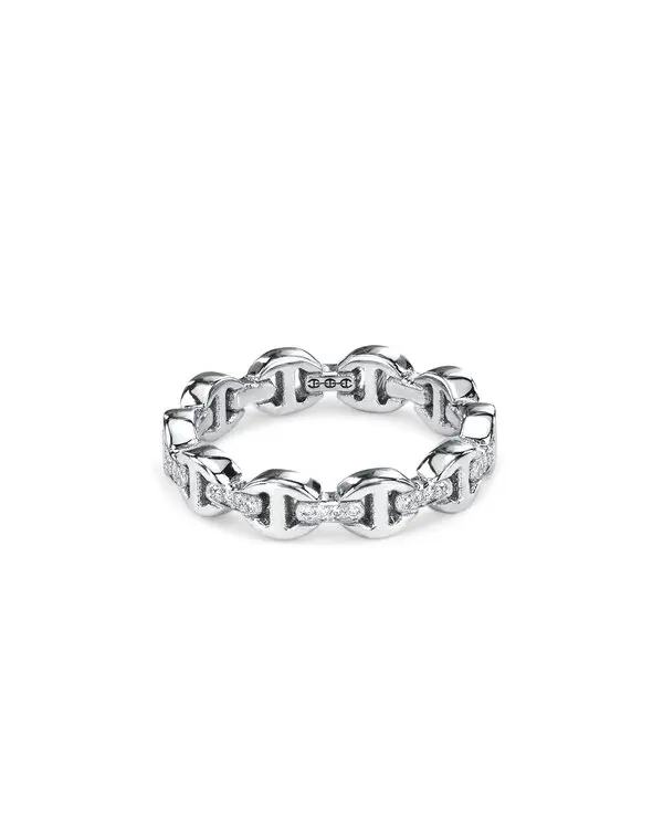Hoorsenbuhs 18k Gold Heritage Diamond Micro Dame Iii Ring - White