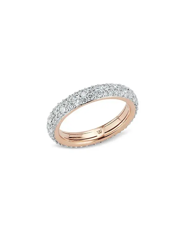 Walters Faith 18k Gold Diamond Eternity Band - White/pink