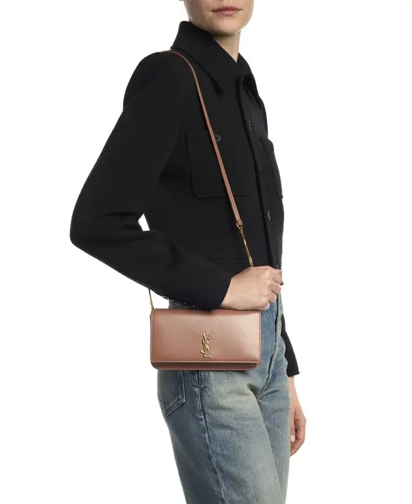 Saint Laurent Cassandre Crossbody Bag Phone Holder With Strap