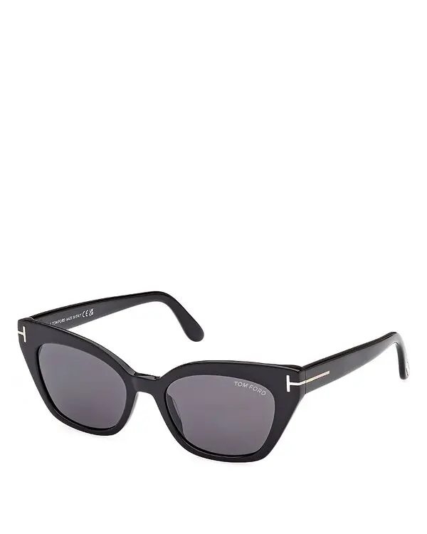 TOM FORD Cat Eye Sunglasses - Black/smoke