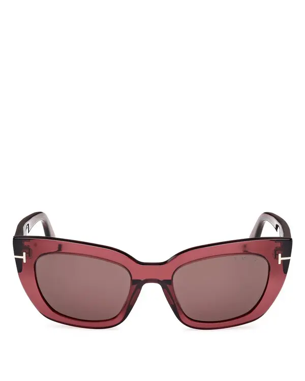 TOM FORD Butterfly Sunglasses, 52mm