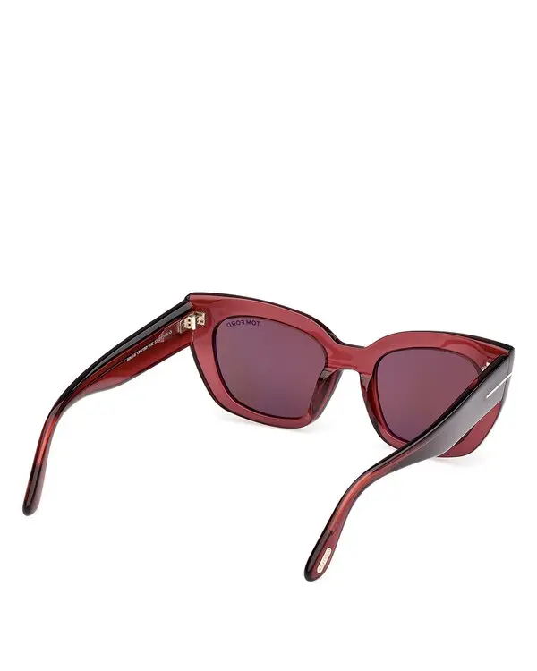 TOM FORD Butterfly Sunglasses, 52mm