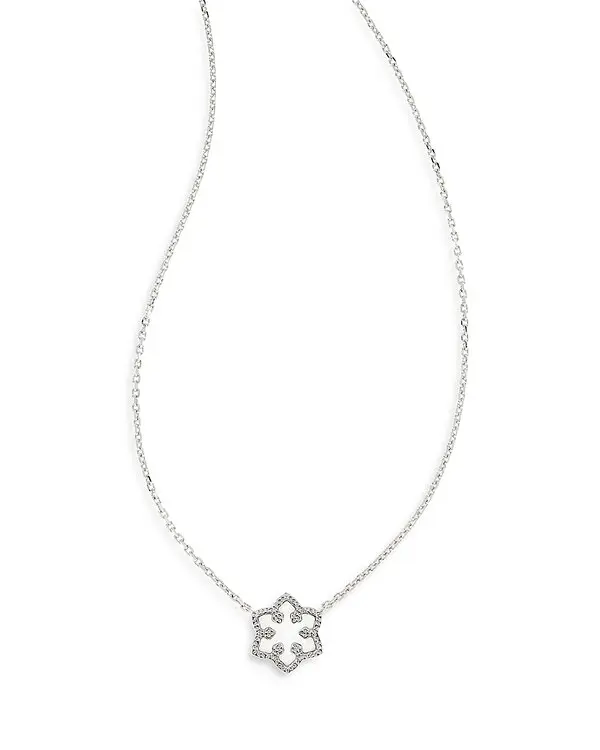 Kendra Scott Kyocera Opal Snowflake Pendant Necklace