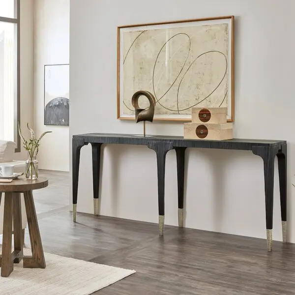HOOKER FURNITURE Chapman Shou Sugi Ban Console Table