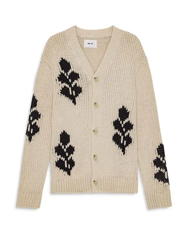 Nn07 Mika Chunky Cardigan Sweater In Ecru - 70% Off | Editorialist