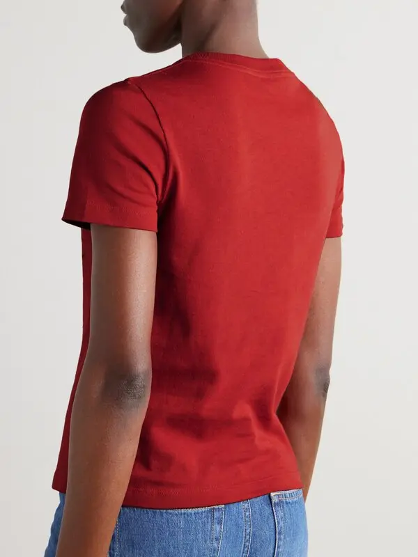 Chloé Printed Cotton-jersey T-shirt