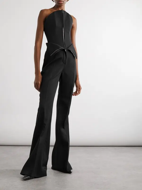 Alexander McQueen Wool Bustier Top