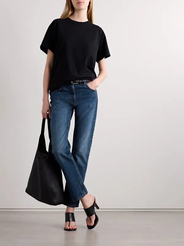 THE ROW Mid-rise Straight-leg Jeans