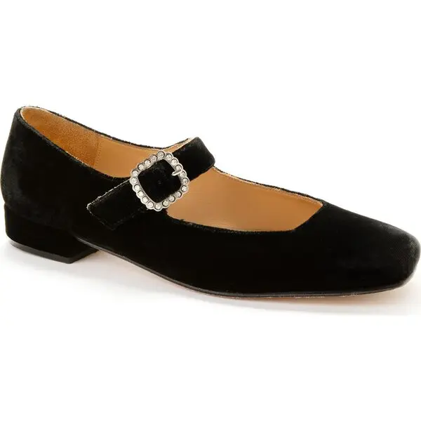 Penelope Chilvers Velvet Mary Jane Flat