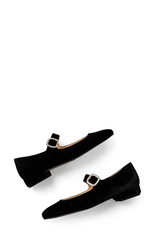Penelope Chilvers Velvet Mary Jane Flat