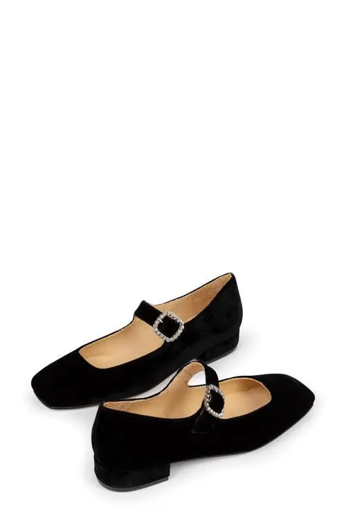 Penelope Chilvers Velvet Mary Jane Flat