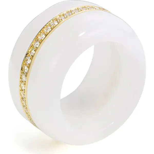BY PARIAH Sculptural Cocktail Ring With Diamonds - Jasper