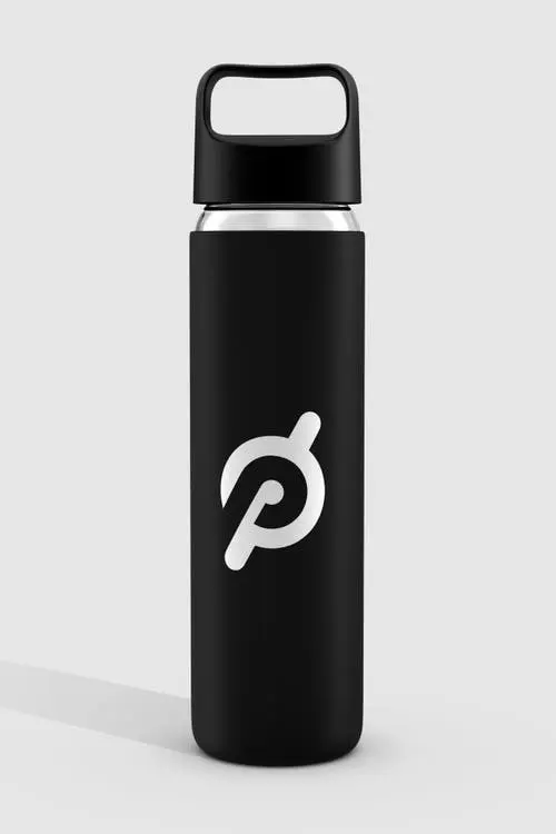 PELOTON Glass Water Bottle - Black