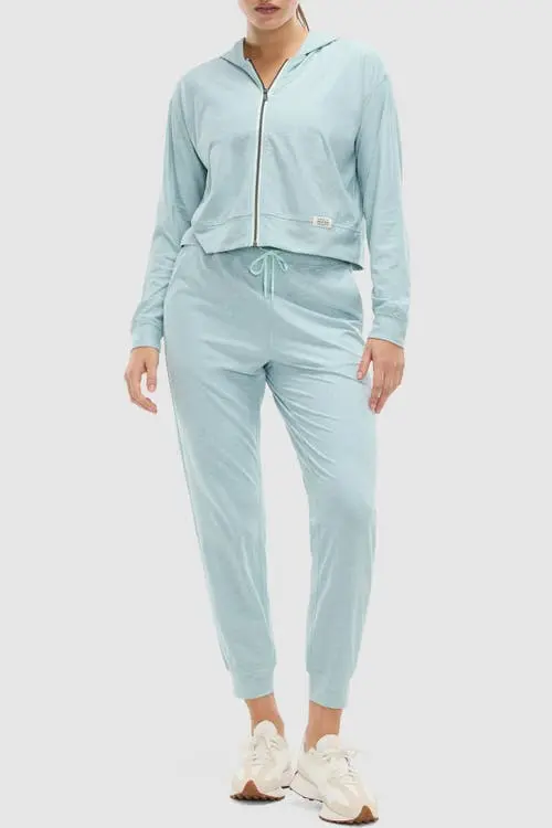 PELOTON Classic Fit Jogger - Soft Blue