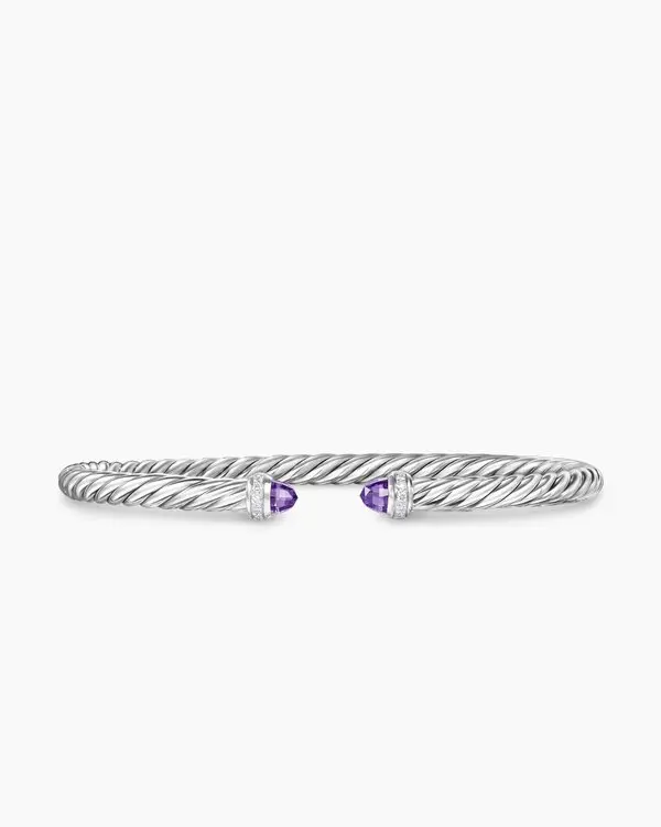 David Yurman Cable Flex Bracelet - Amethyst