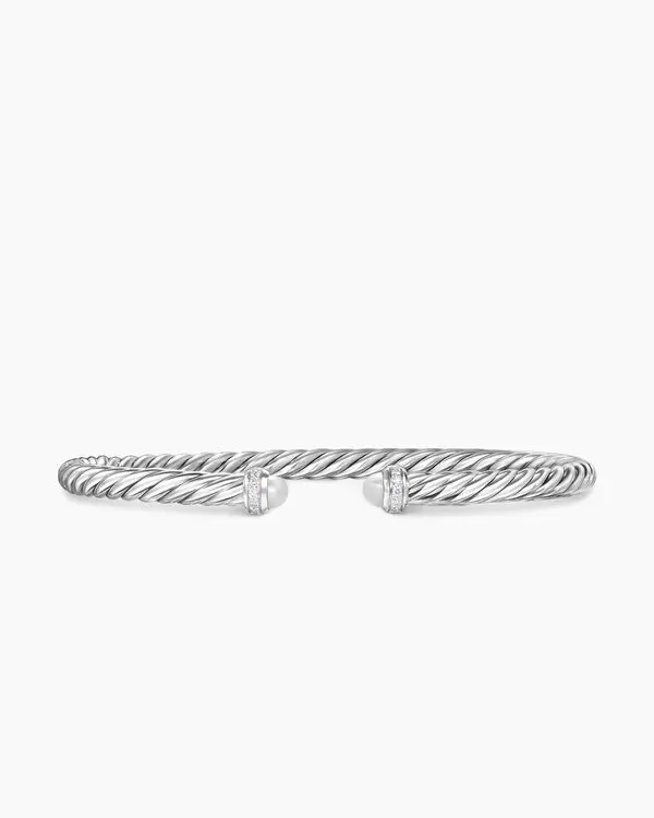 David Yurman Cable Flex Bracelet - Pearl