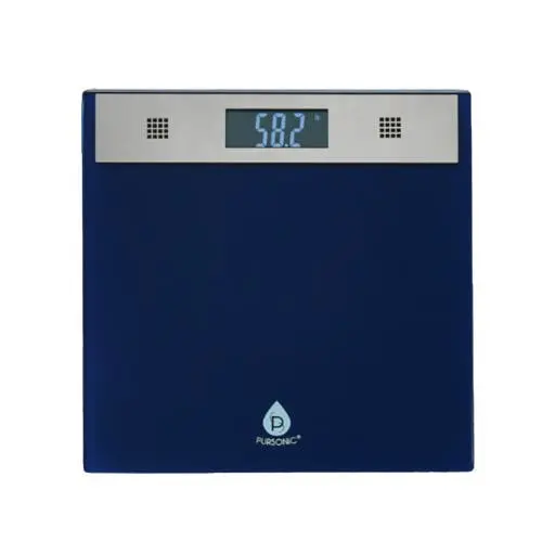 PURSONIC Talking Bathroom Scale - Blue