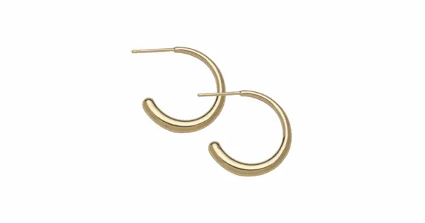 Jennifer Zeuner Jewelry Simone 1" Hoops - One-color