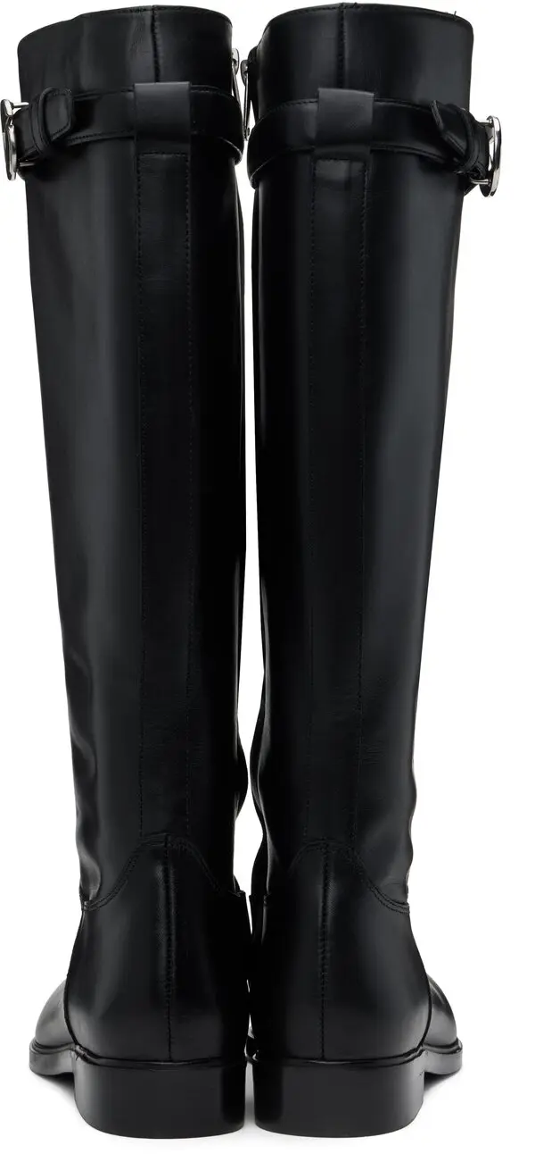 Coperni Cavalier Flat Tall Boots In Black 50% Off Editorialist