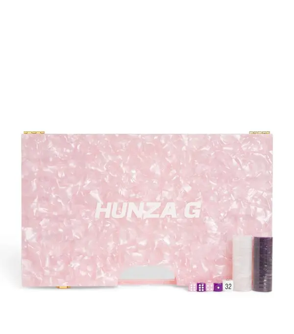 Hunza G X Maison Games Backgammon Set - Pink