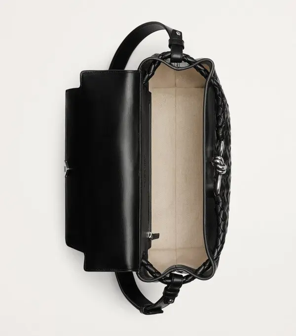 Bottega Veneta Small Leather Andiamo Messenger Bag