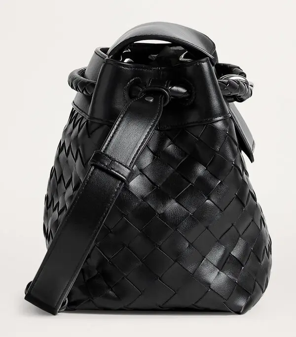 Bottega Veneta Small Leather Andiamo Messenger Bag