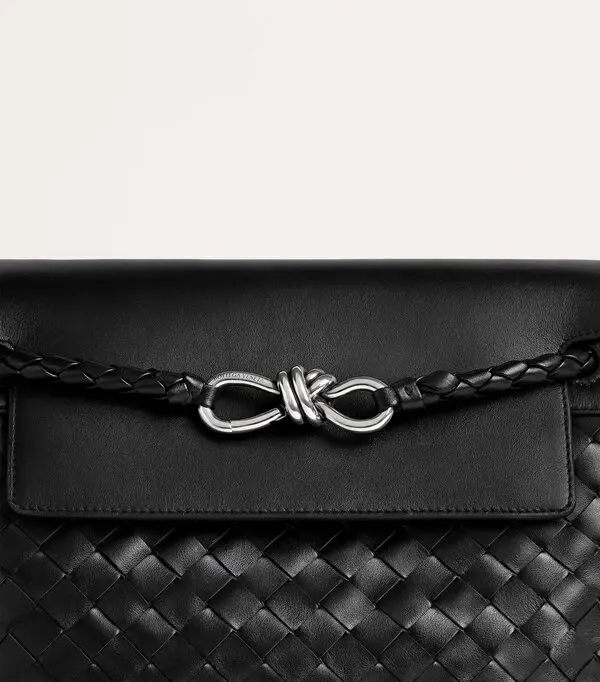 Bottega Veneta Small Leather Andiamo Messenger Bag