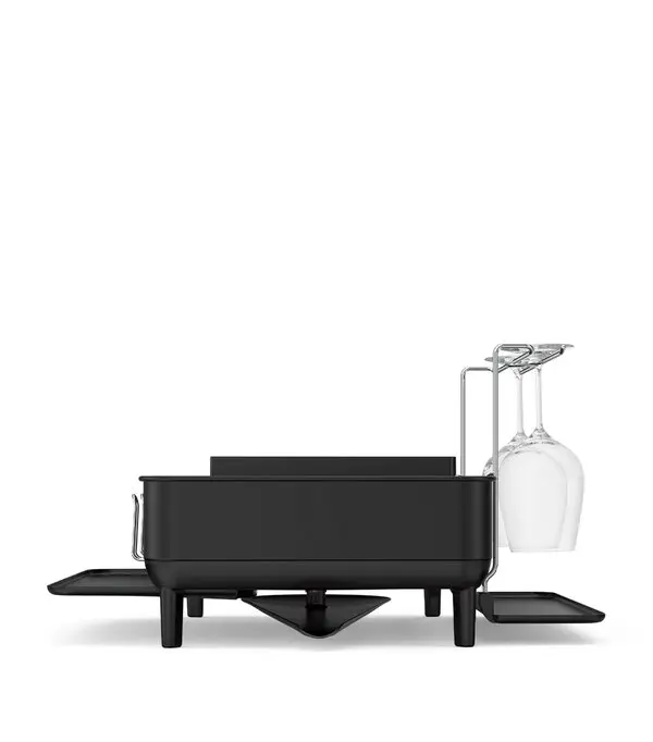 SIMPLEHUMAN Steel Frame Dish Rack - Black