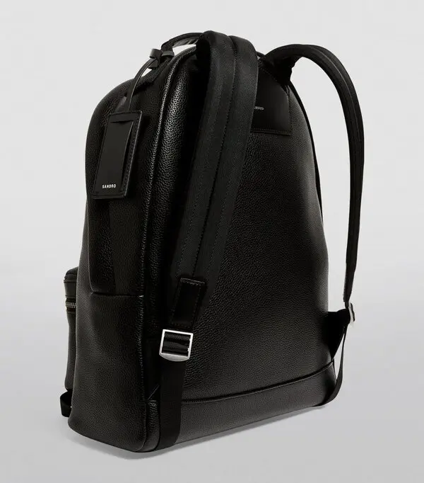 Sandro Leather-trim Backpack