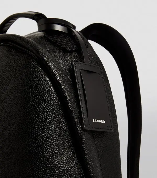 Sandro Leather-trim Backpack