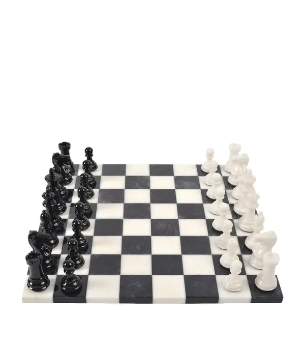 PURLING Stone Chess Set - Black