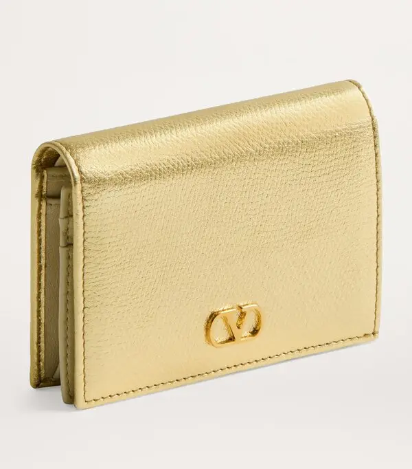 Valentino Garavani Leather Vlogo Signature Bifold Wallet