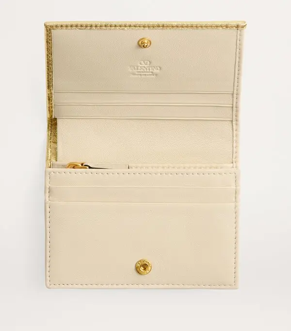 Valentino Garavani Leather Vlogo Signature Bifold Wallet