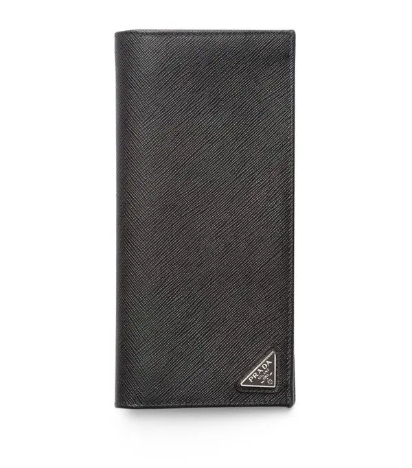 Prada Saffiano Leather Wallet - Black