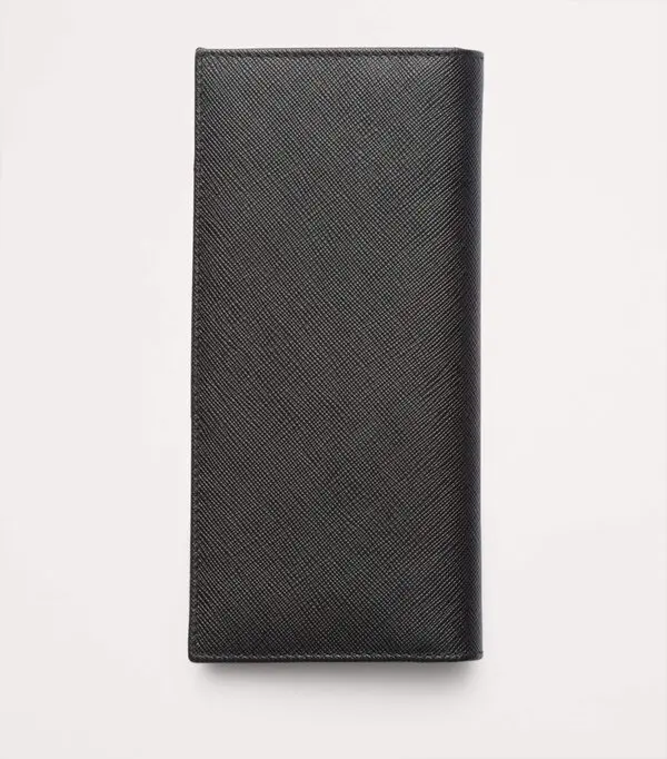 Prada Saffiano Leather Wallet - Black