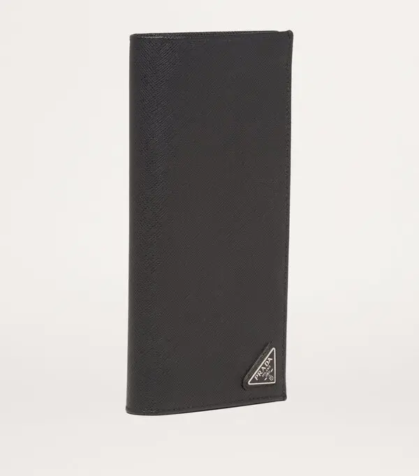 Prada Saffiano Leather Wallet - Black