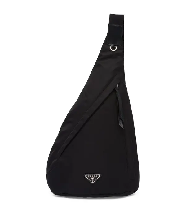 Prada Re-nylon And Leather Backpack - Black