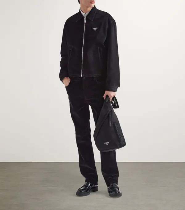 Prada Re-nylon And Leather Backpack