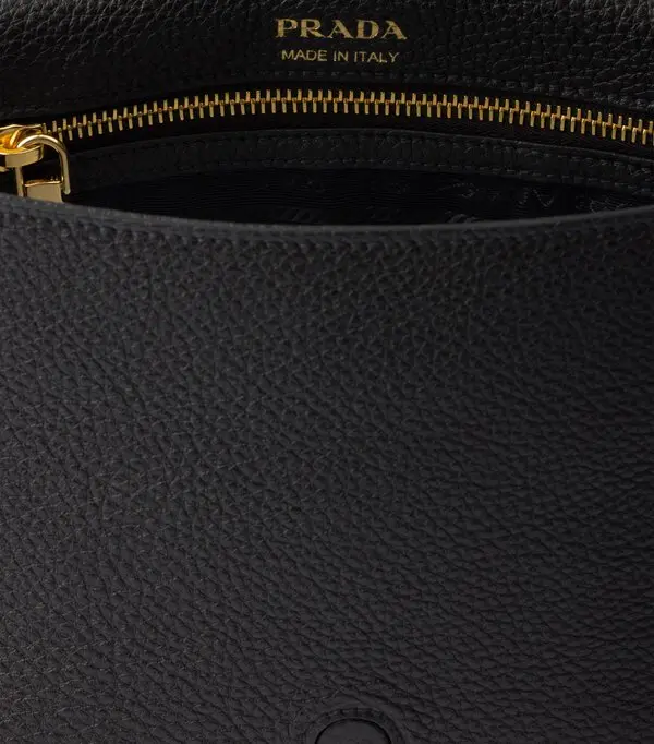 Prada Leather Cross-body Bag - Black