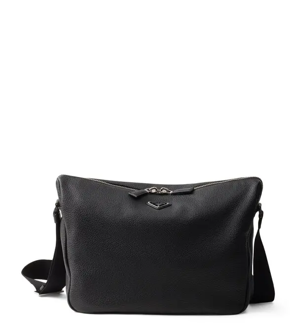 Prada Leather Shoulder Bag - Black