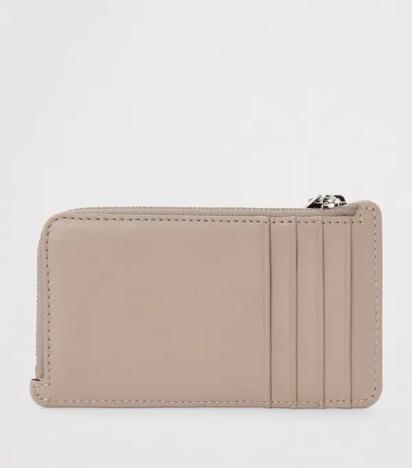 Loewe Leather Knot Card Holder - Grey