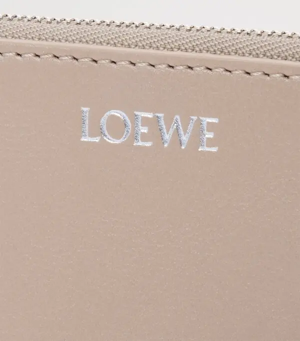 Loewe Leather Knot Card Holder - Grey