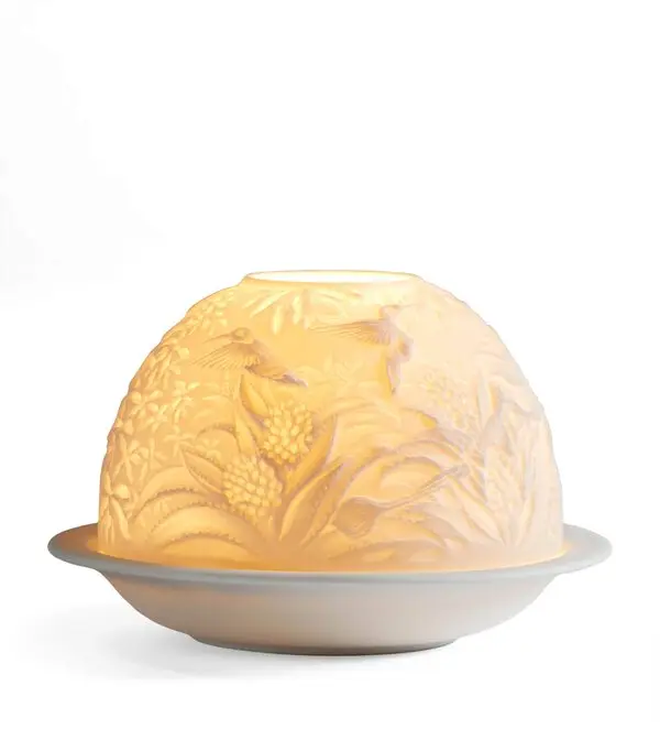 Bernardaud Hummingbirds Led Votivelight - White
