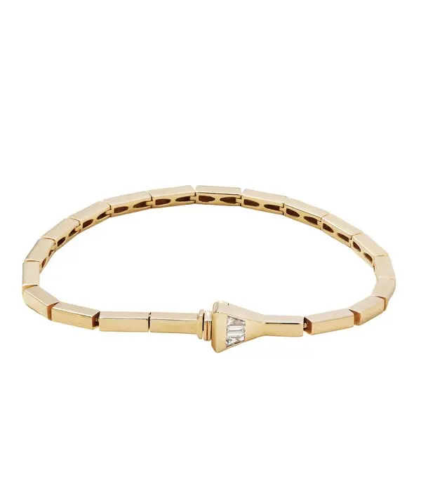 LUCY DELIUS The Lucky One 14-karat Recycled Diamond Bracelet - Gold