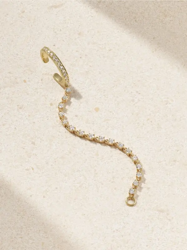 ANITA KO 18-karat Diamond Ear Cuff - Gold