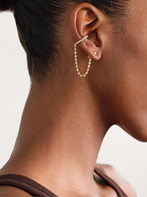 ANITA KO 18-karat Diamond Ear Cuff