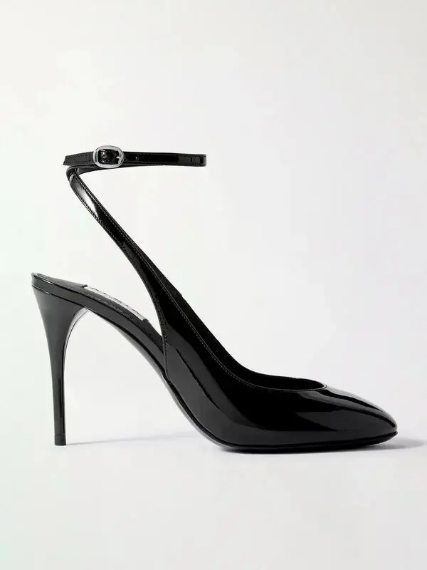 Alaïa 90 Patent-leather Pumps - Black