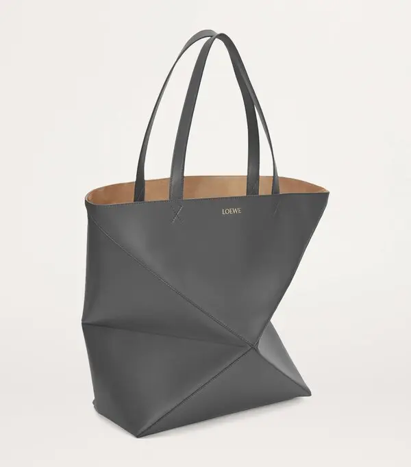 Loewe Extra Large Puzzle Fold Tote Bag - Grey