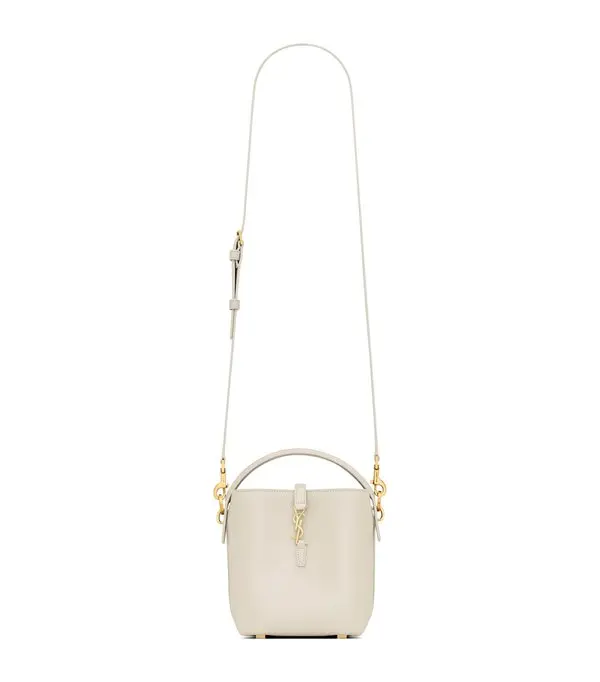 Saint Laurent Mini Le 37 Bucket Bag - White